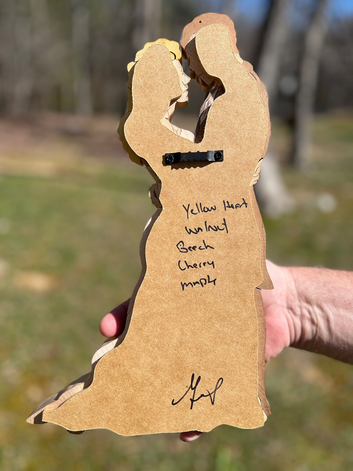 Bride and Groom Intarsia Wall Art - Etsy