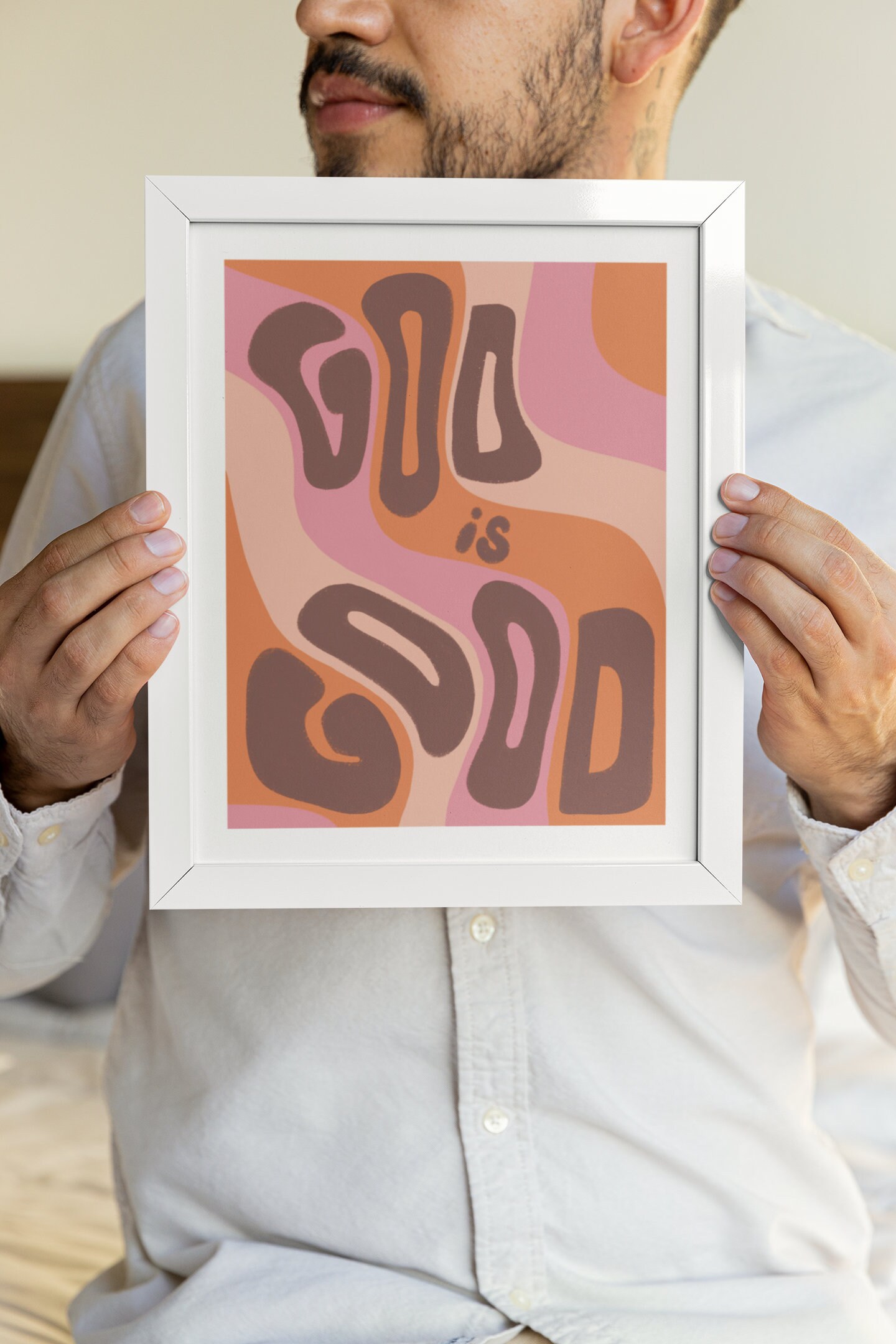 God is Good Wall Art Print Instant Digital Download Funky - Etsy