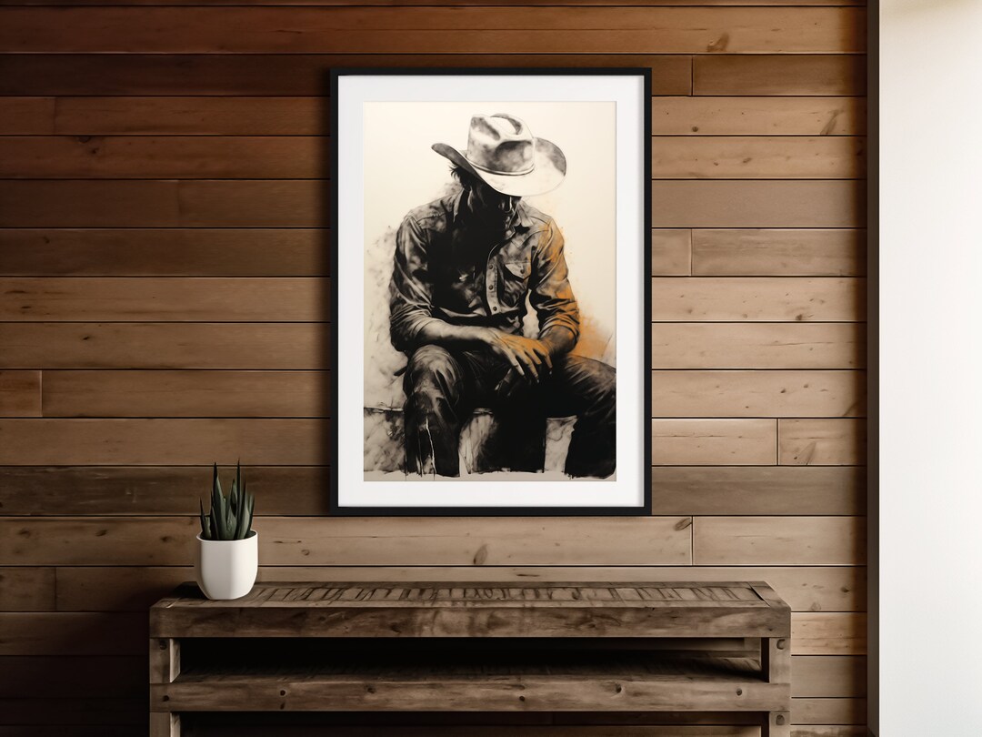 Cowboy Fine-art Print | Western, Ranch Decor, Texas Room, Southwestern ...