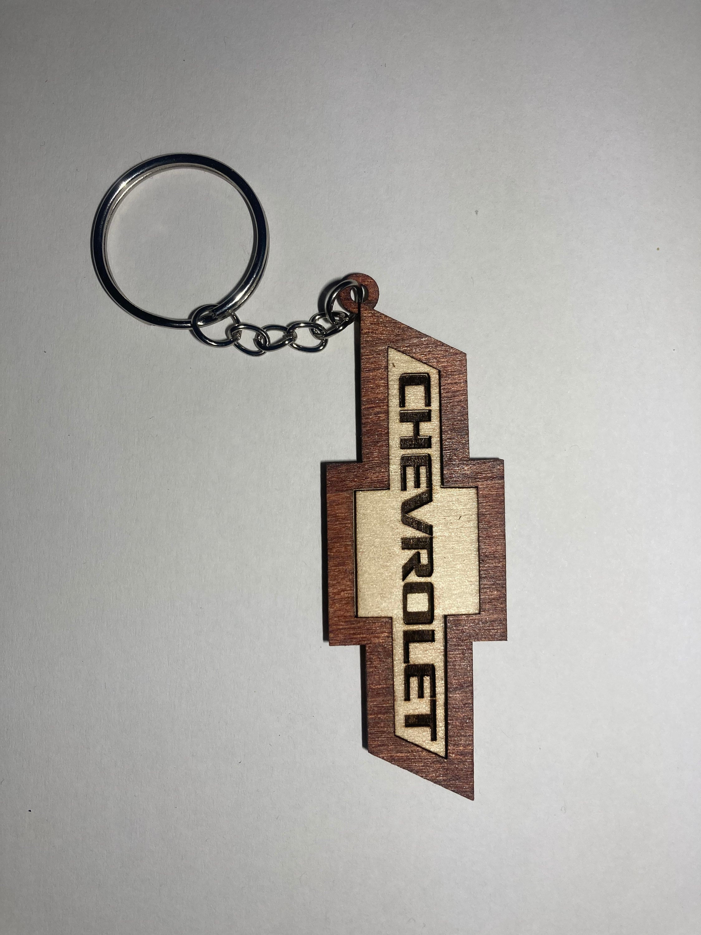 Wooden Car Logo Keychain - Etsy