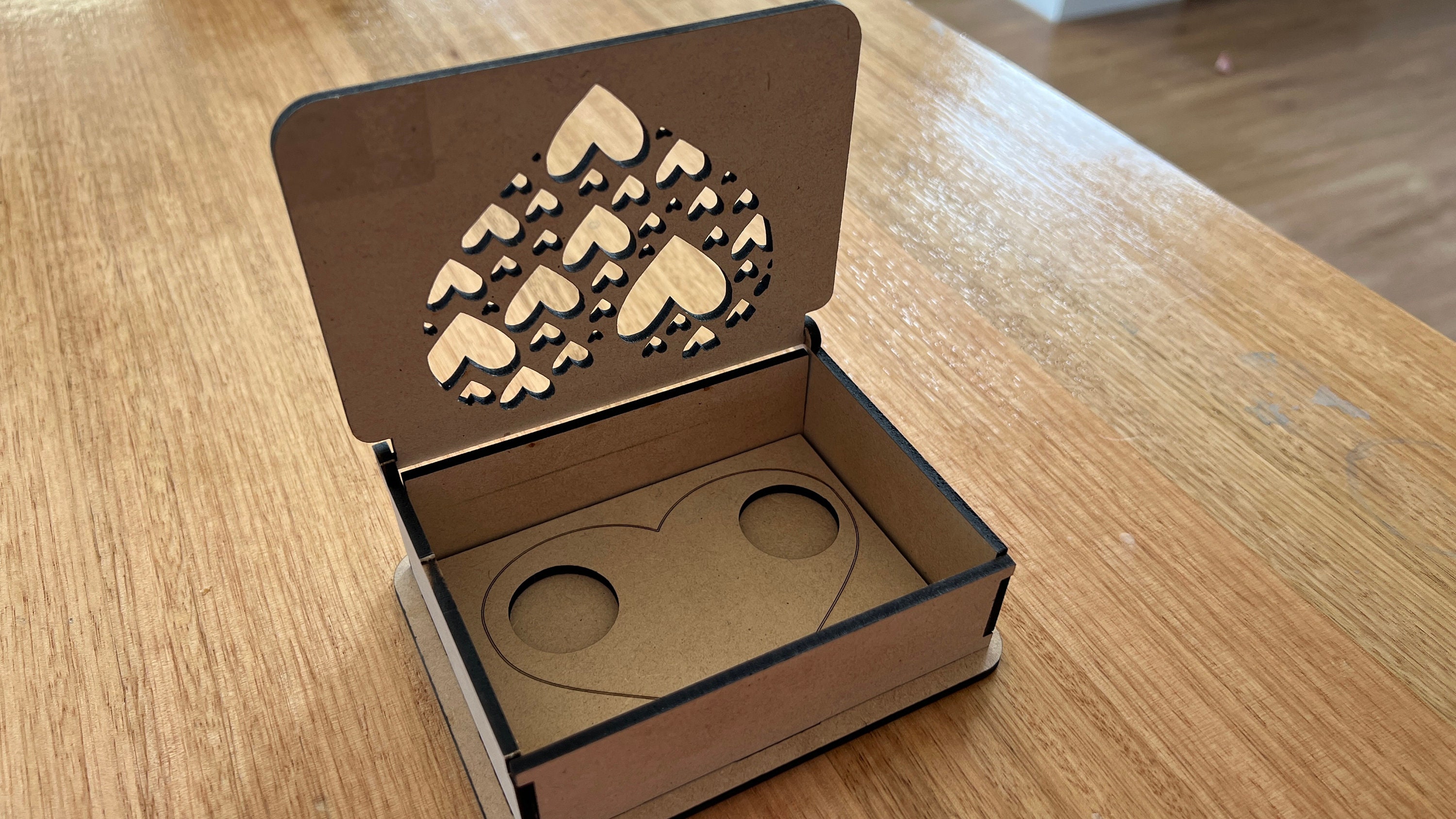 Ring Box Laser Cut SVG DXF - Etsy