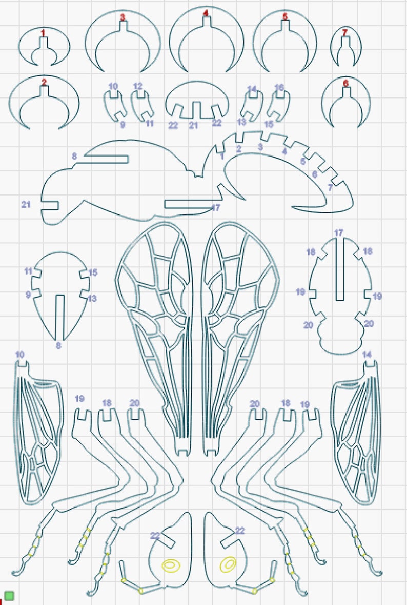 Wooden Bee Puzzle 3D Laser Cut Svg Dxf - Etsy Australia