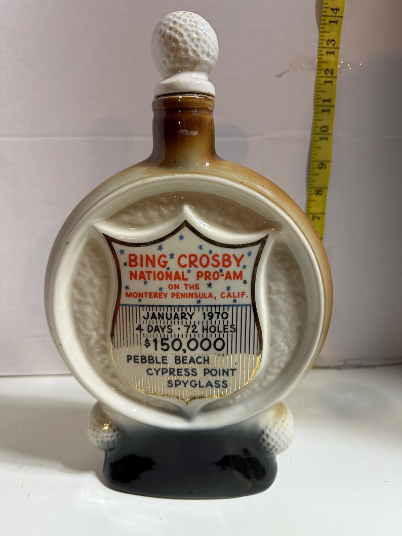 1970 Jim Beam Bing Crosby National Pro-am Decanter - Etsy