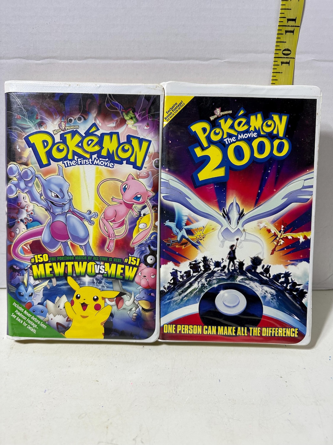 Pokemon 2000 the Movie & Pokemon the First Movie. VHS Tapes. - Etsy