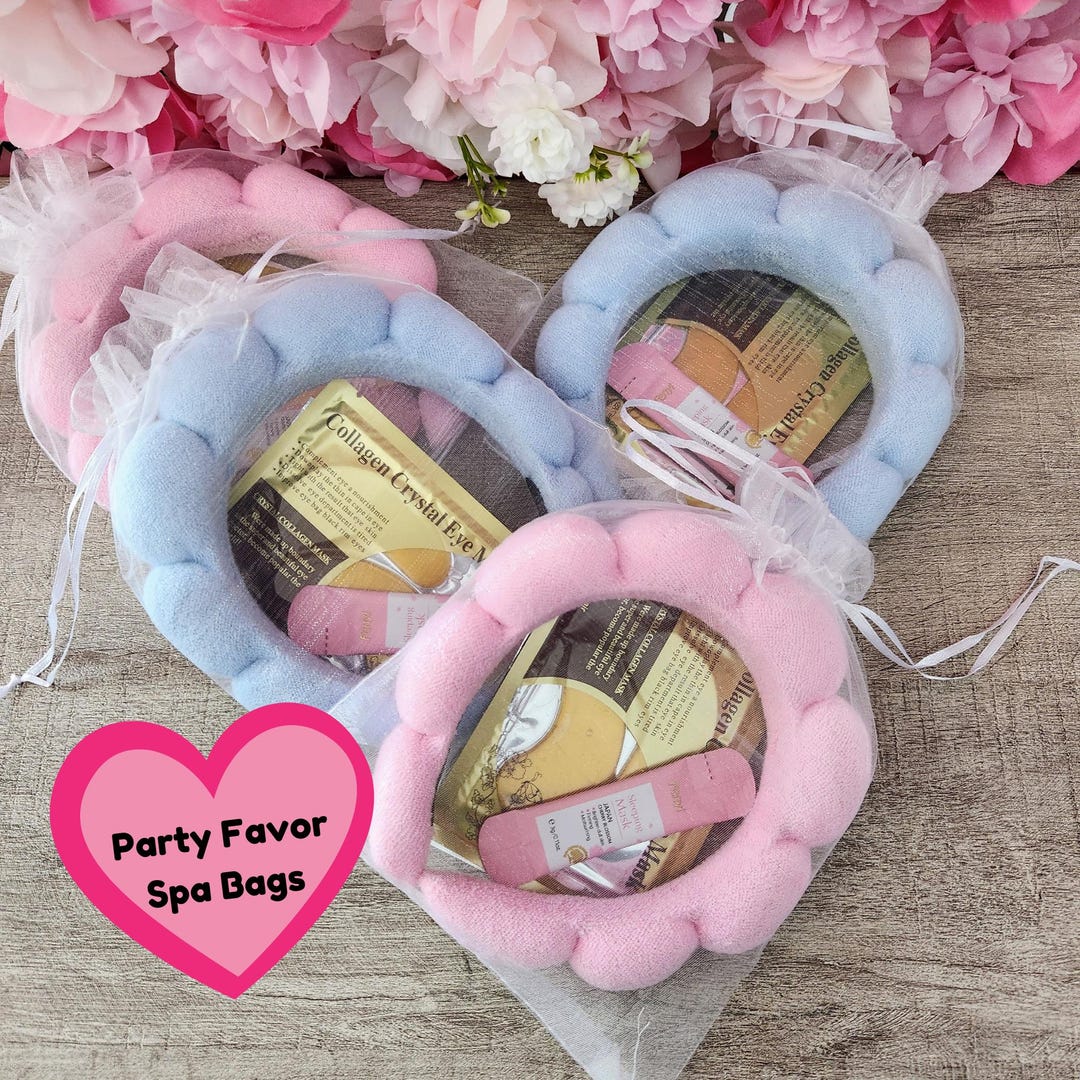 Spa Party Favor Bag Teen Party Spa Goodie Bag Gift Bachelorette Facial ...