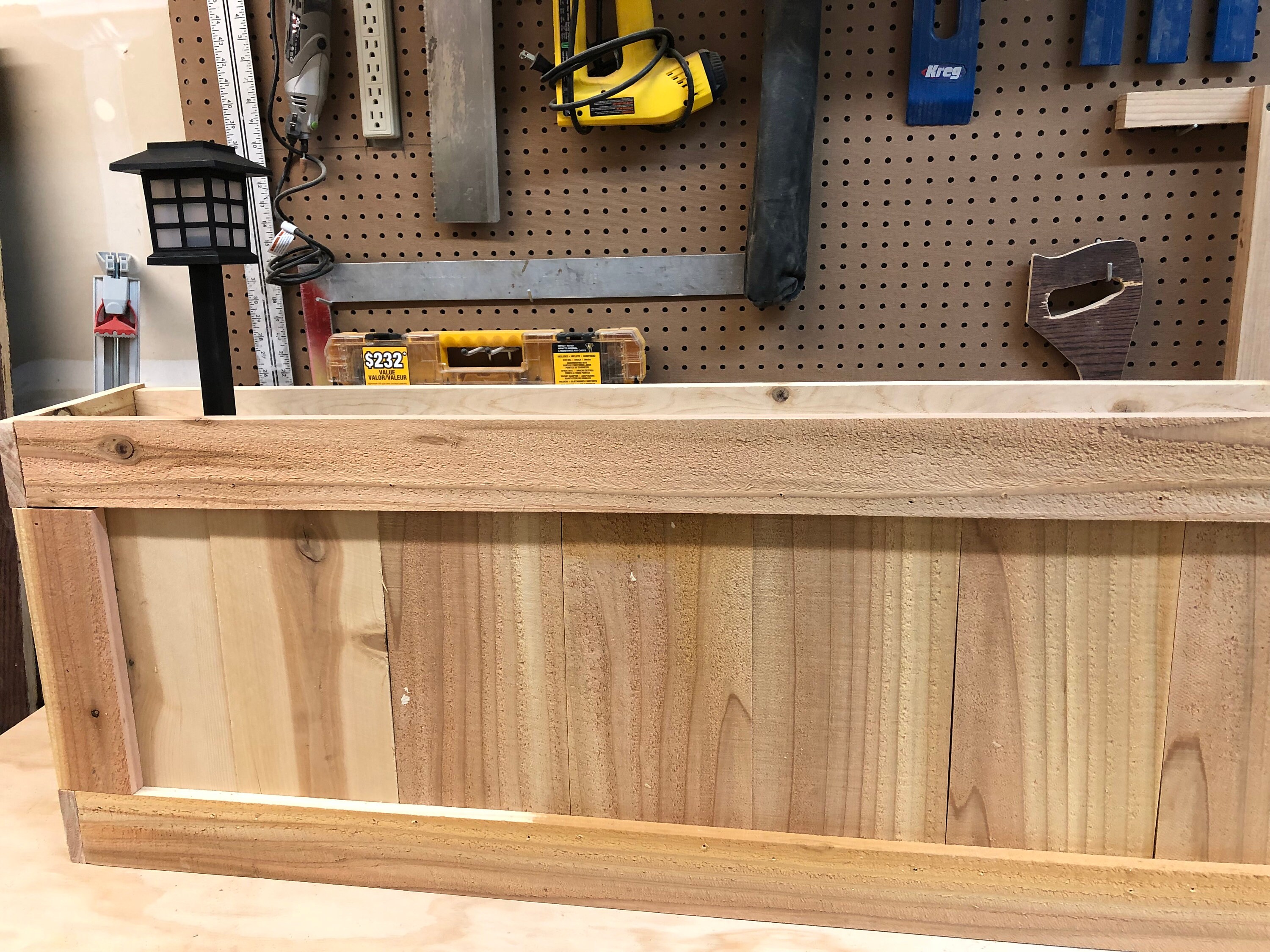 Cedar Decor Wall Yard Decor Planter Retaining Wall - Etsy