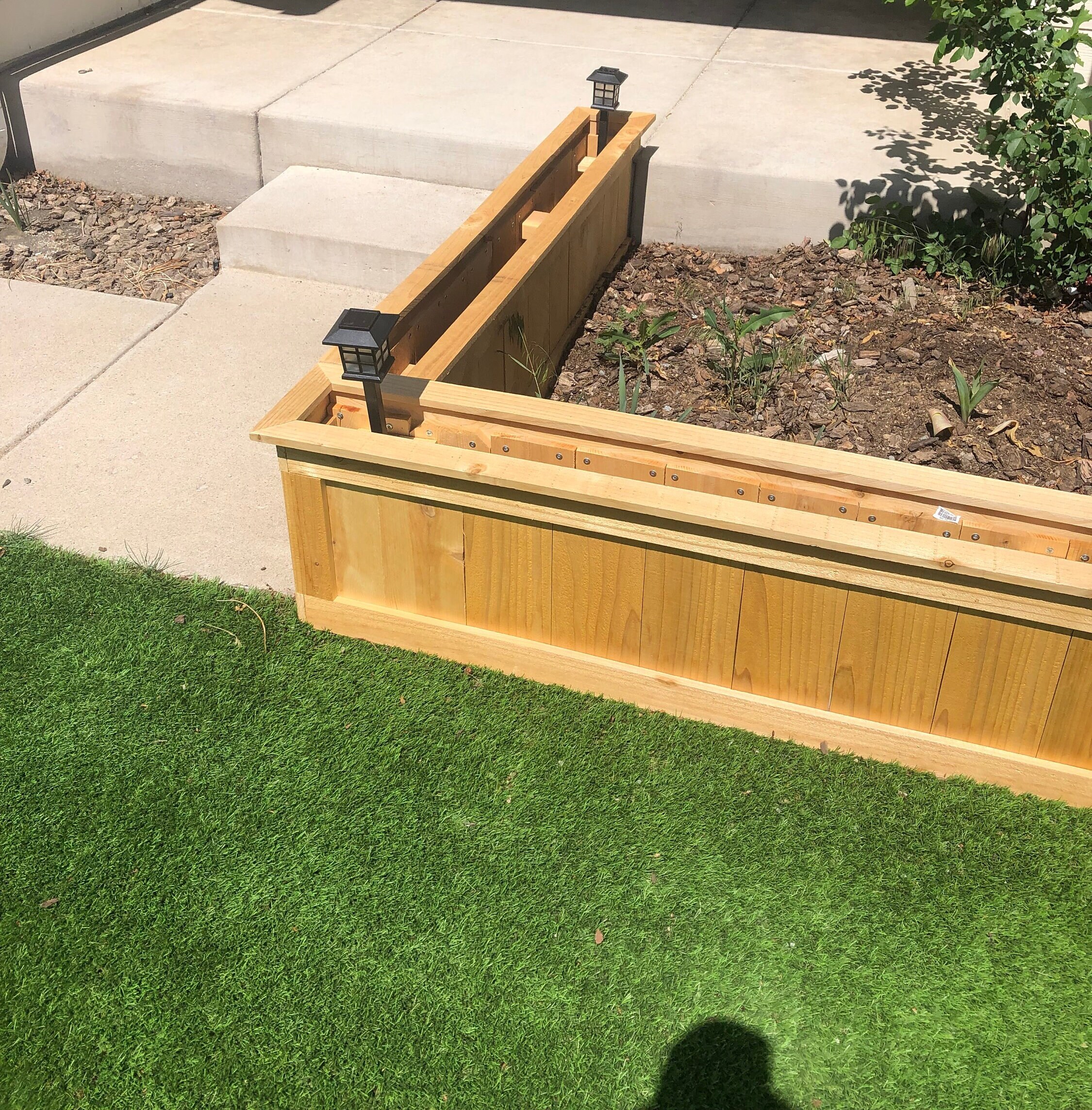 Cedar Decor Wall Yard Decor Planter Retaining Wall - Etsy