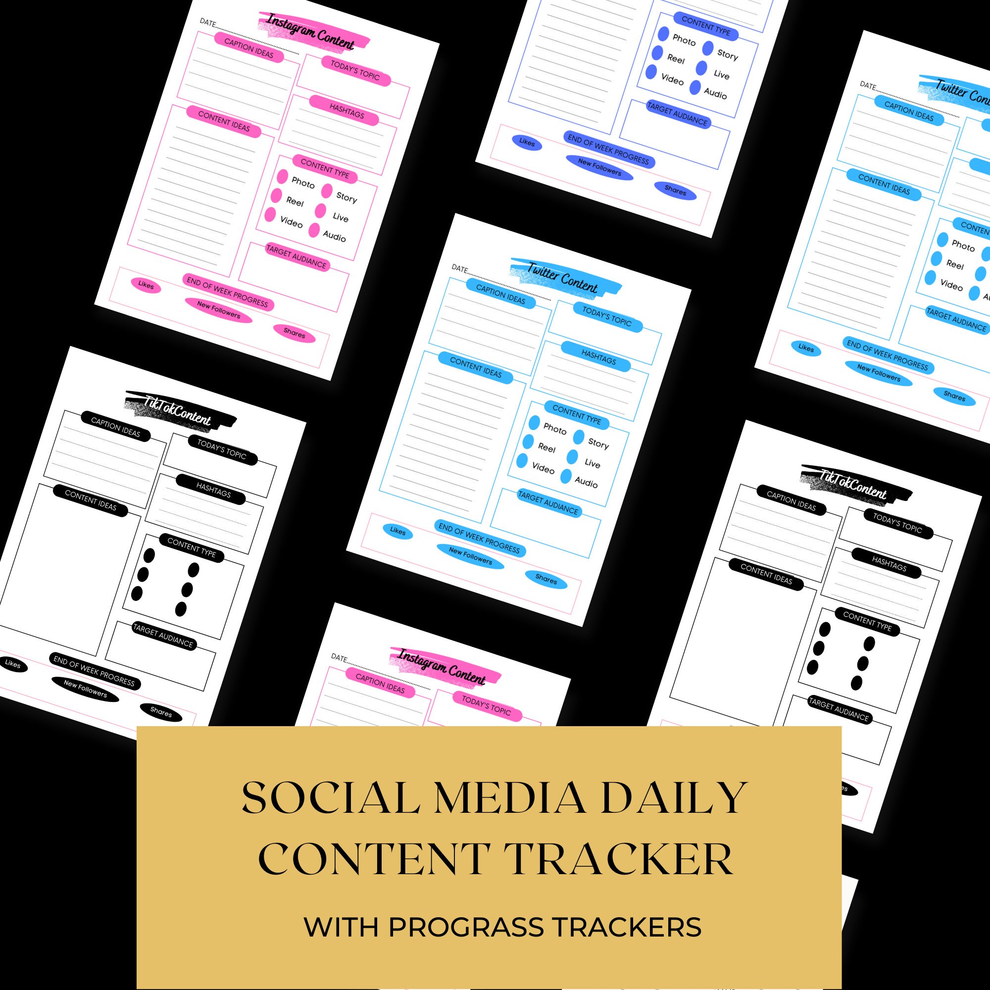 Social Media Content Trackers for Small Business on Facebook, Twitter ...