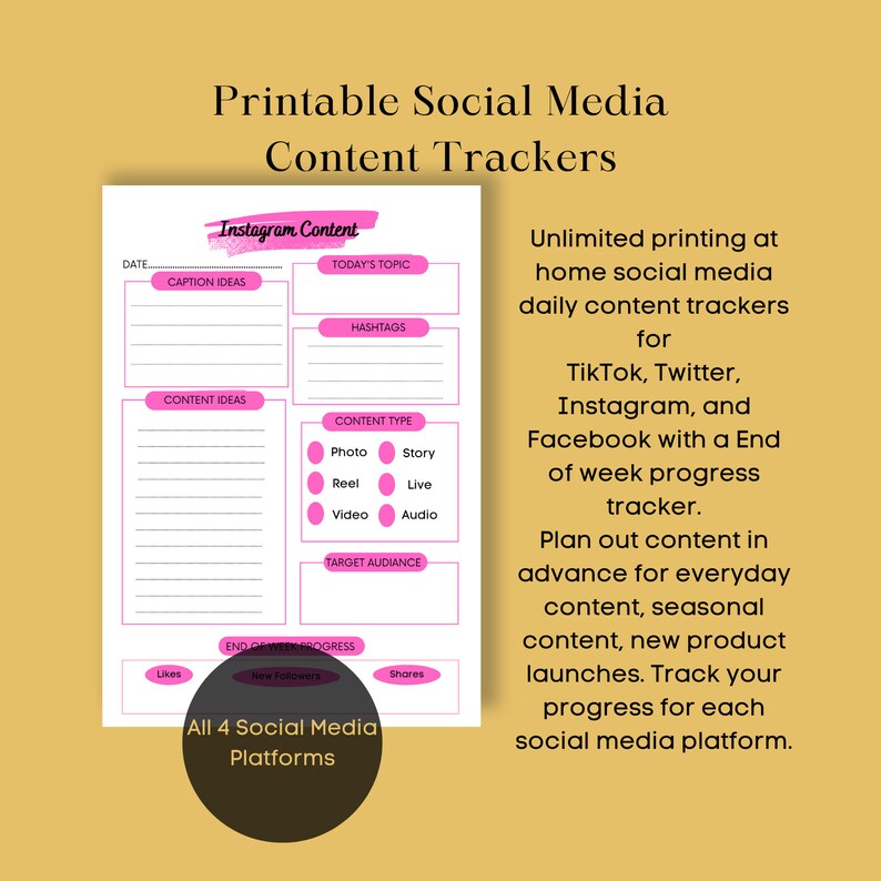 Social Media Content Trackers for Small Business on Facebook, Twitter ...