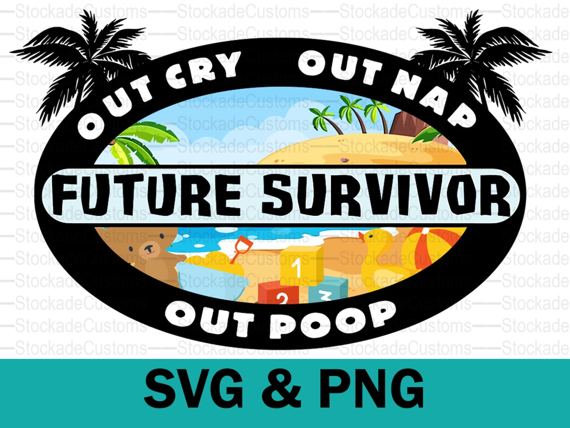 Survivor Logo Baby Future Survivor Baby Shower Survivor SVG - Etsy UK