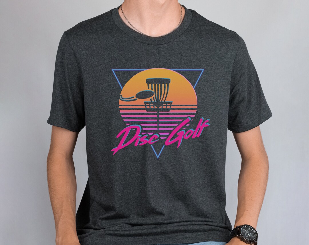 Disc Golf Shirt 80s Frisbee Golf T-shirt Retro Disc Golf Tee Disc Golf ...