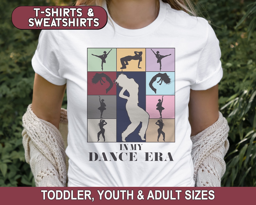 In My Dance Era Shirt, Dance Era Kids Sweatshirt, Ballet Era Hoodie ...