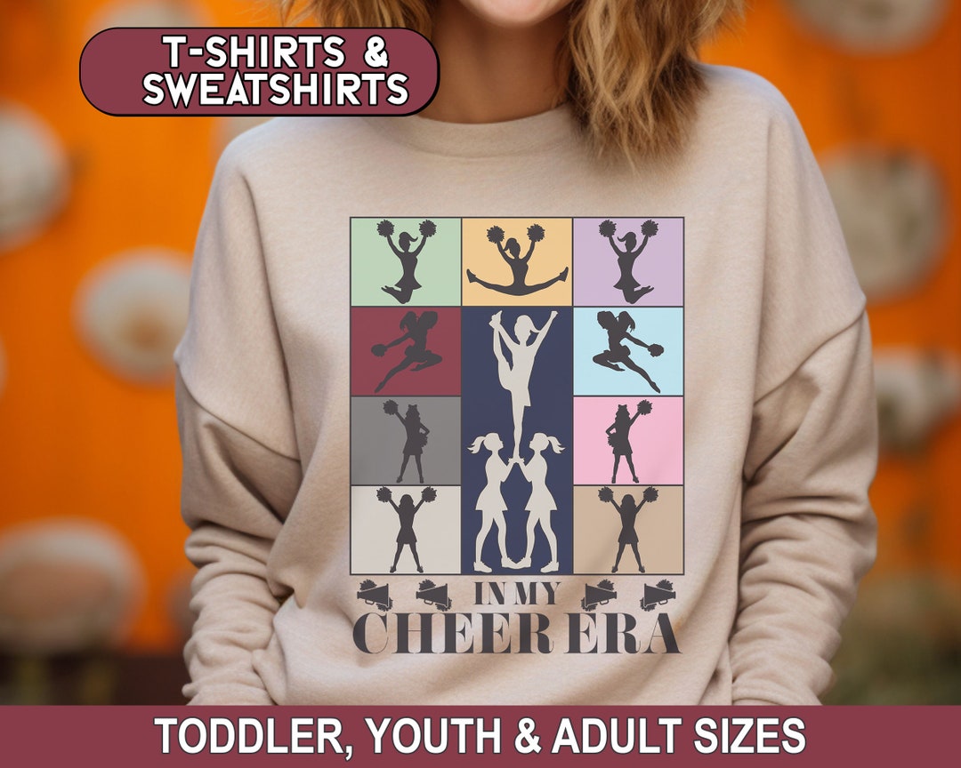 In My Cheer Era Shirt for Football Season Cheer Squad T-shirt for ...