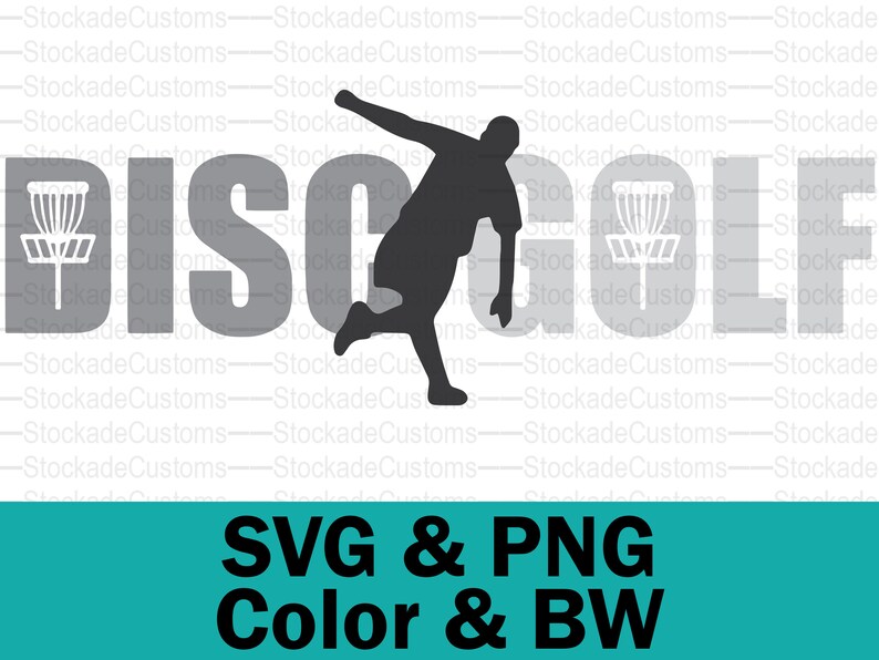 Disc Golf SVG Bundle PNG Disc Golf Digital Logos Forehand Backhand ...