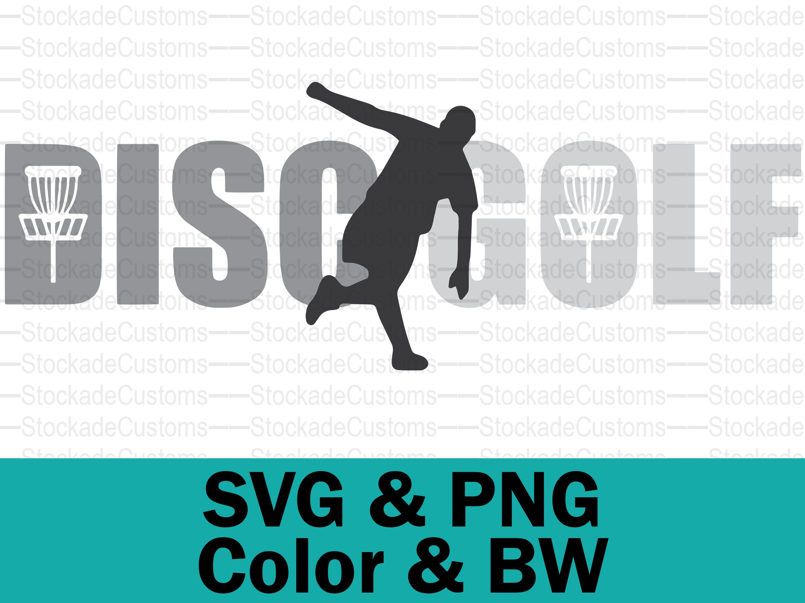 Disc Golf SVG Bundle PNG Disc Golf Digital Logos Forehand - Etsy