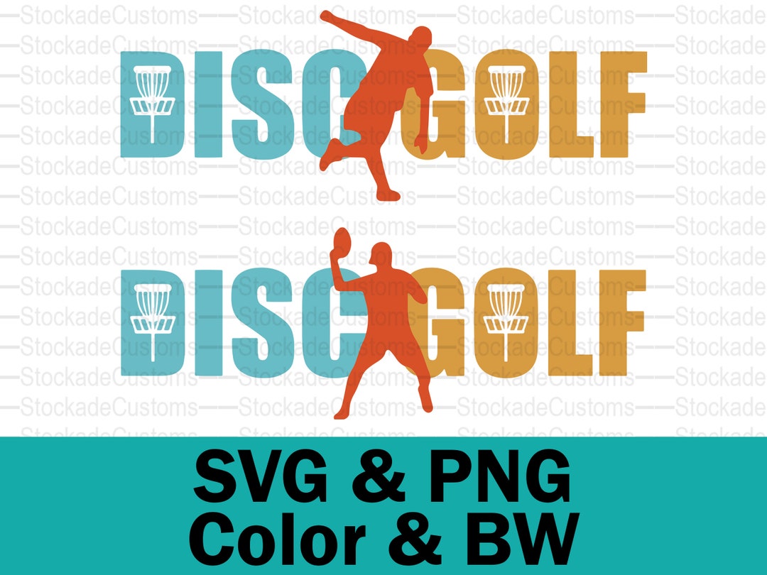 Disc Golf SVG Bundle PNG Disc Golf Digital Logos Forehand Backhand ...