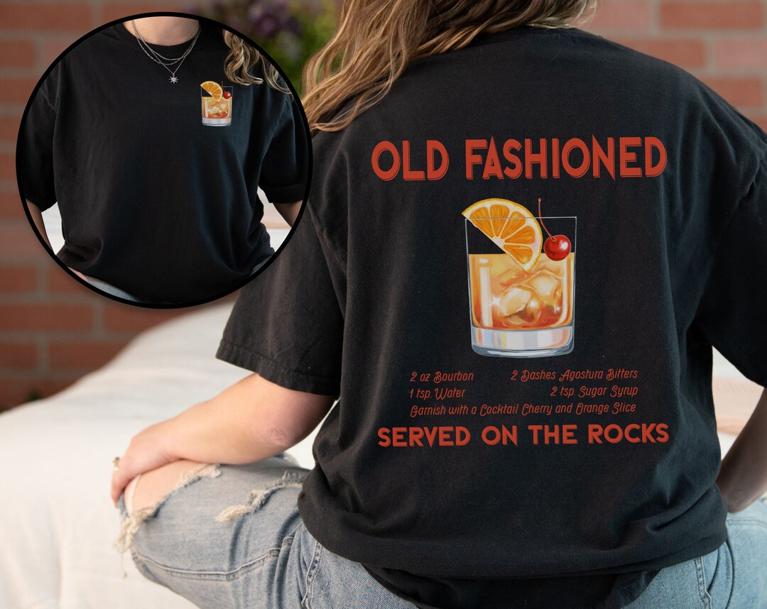 Old Fashioned Recipe Shirt - Etsy
