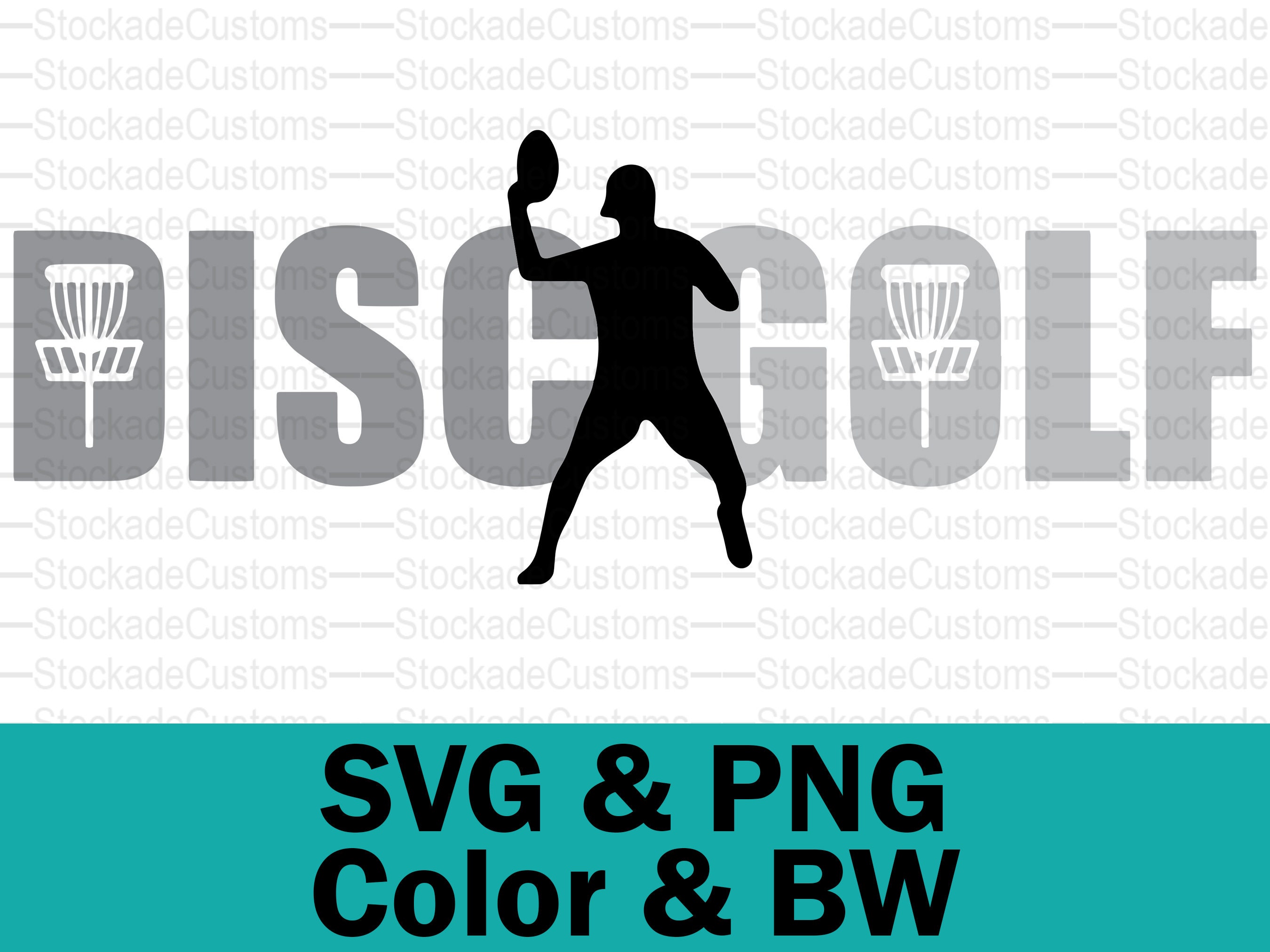 Disc Golf SVG Bundle PNG Disc Golf Digital Logos Forehand Backhand ...