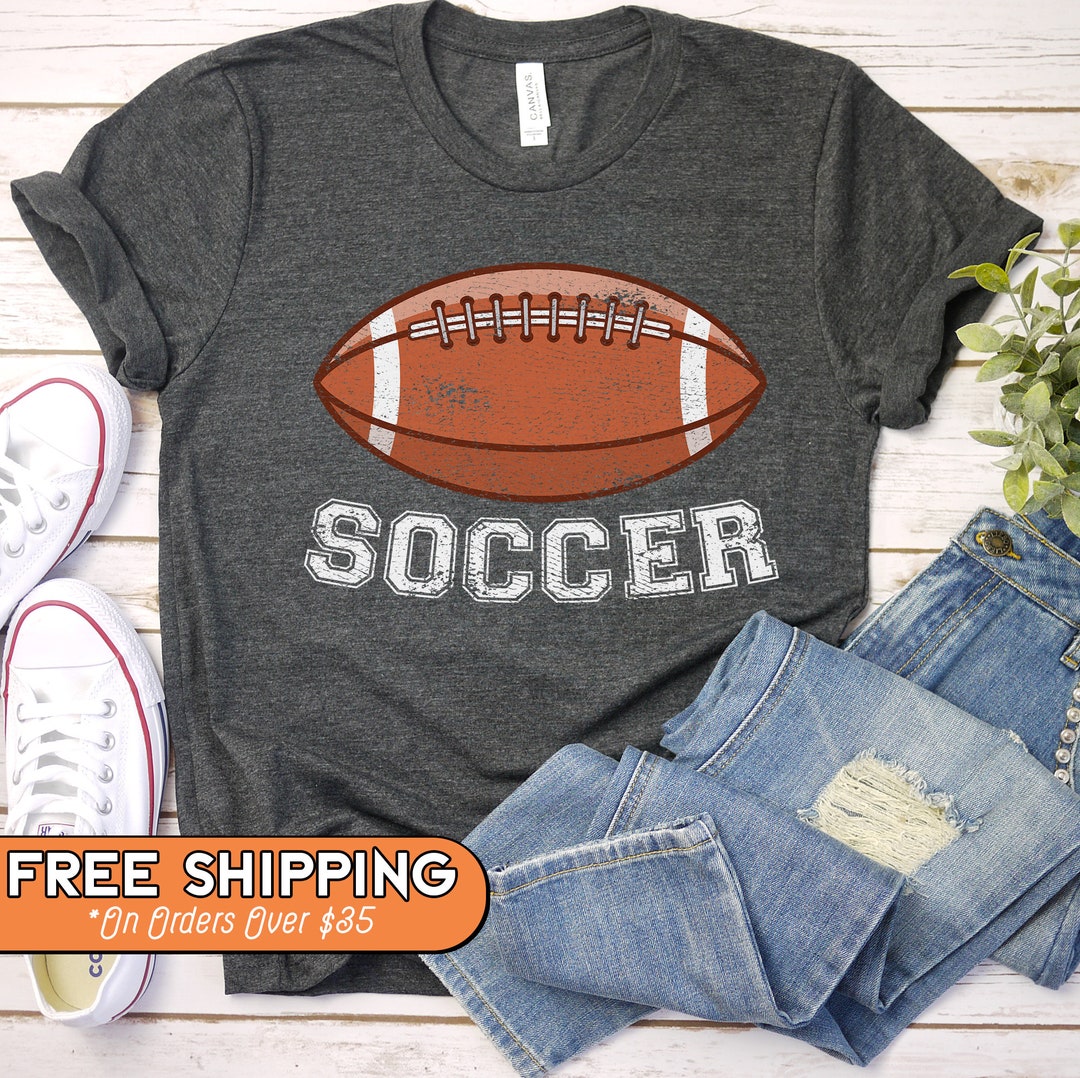Funny Football Soccer Meme Shirt, American Football Gameday Crewneck ...