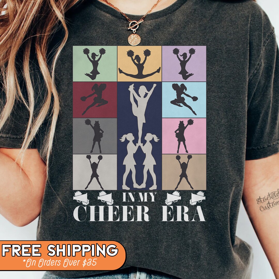 In My Cheer Era Shirt for Football Season Cheer Squad T-shirt for ...