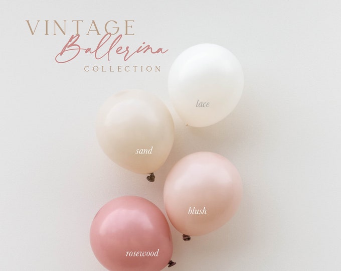 Dolly THICK Balloon Garland Kit With White, Powder Pink, Bubble Gum ...