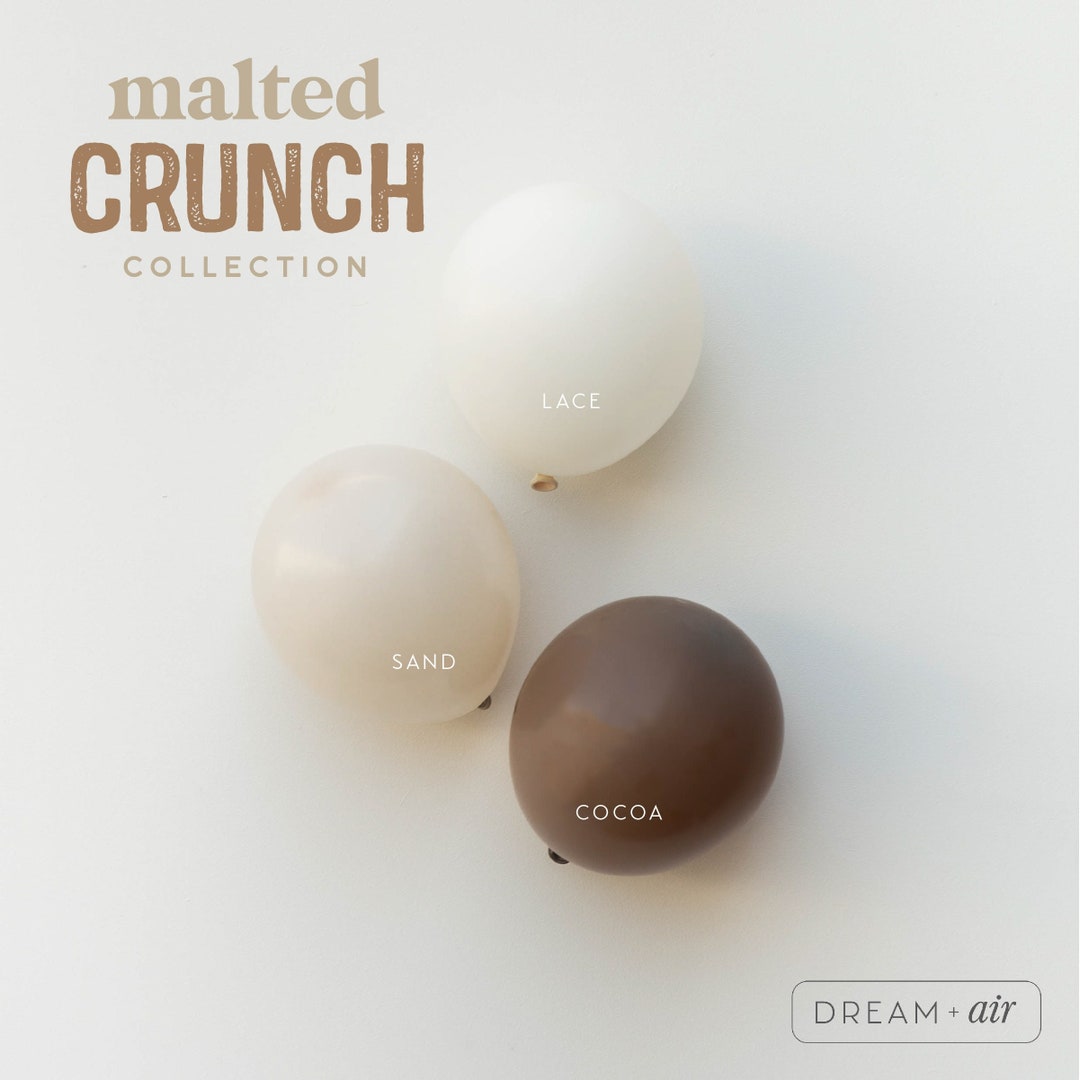 Brown Boho DIY Balloon Arch Kit | Cocoa, Sand, Lace | Brown Bear ...