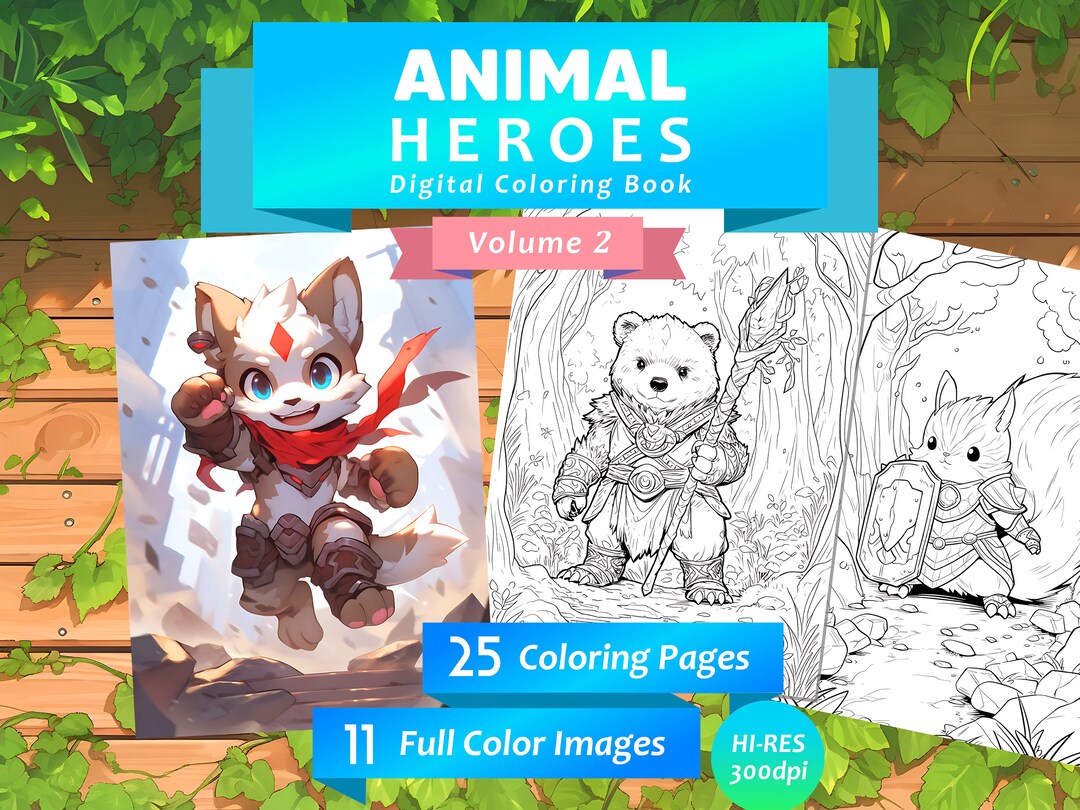 Hero Coloring Page Book, Animal Coloring Book, Legend Coloring Pages ...