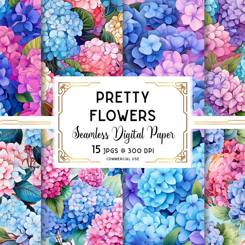 Hydrangea Wallpaper - Etsy