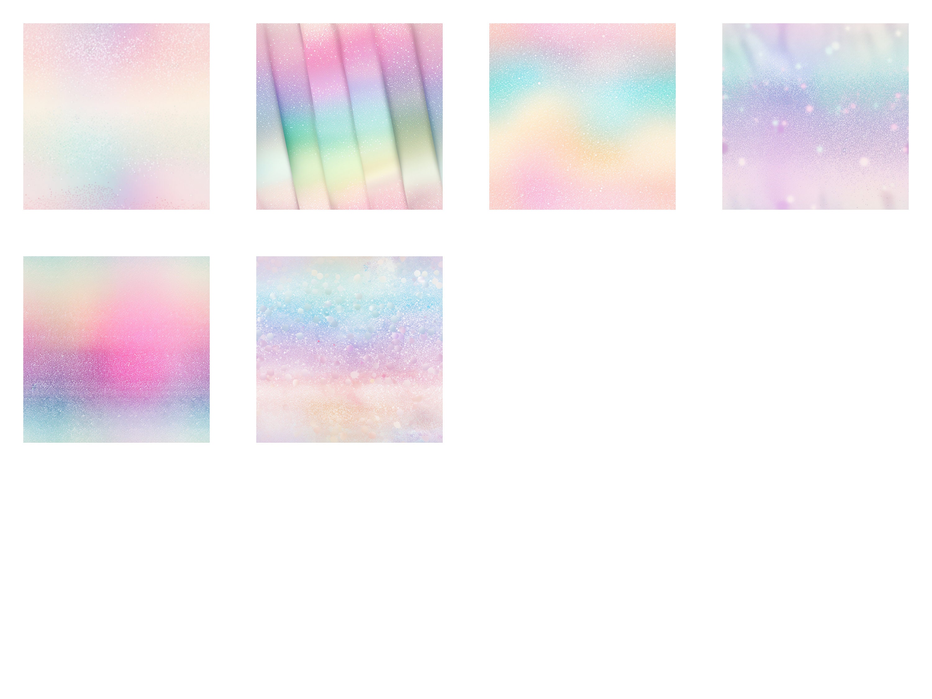 Pastel Digital Paper, Pastel Gradient Seamless Pattern, Sea Foam ...