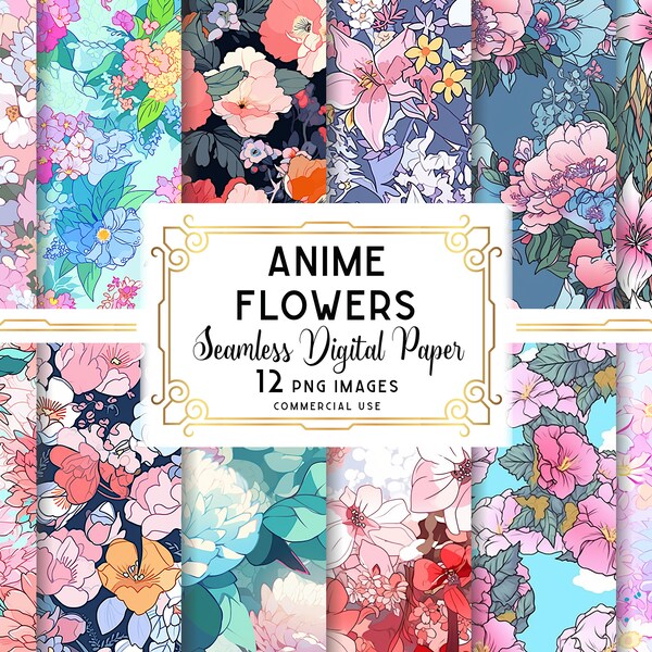 Anime Seamless - Etsy