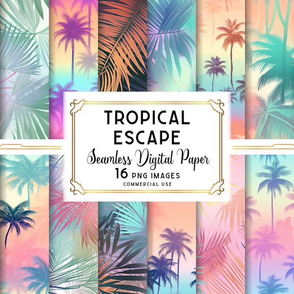 Palm Tree Wallpaper - Etsy