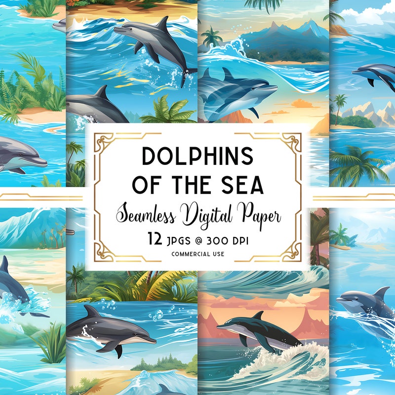 Dolphin Wallpaper - Etsy