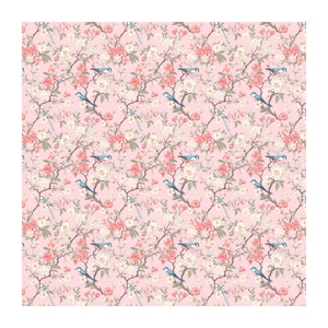 Chinoiserie Seamless Pattern, Chinoiserie Pink Digital Paper, Asian ...