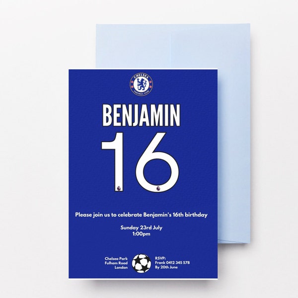 Chelsea Invitation - Etsy