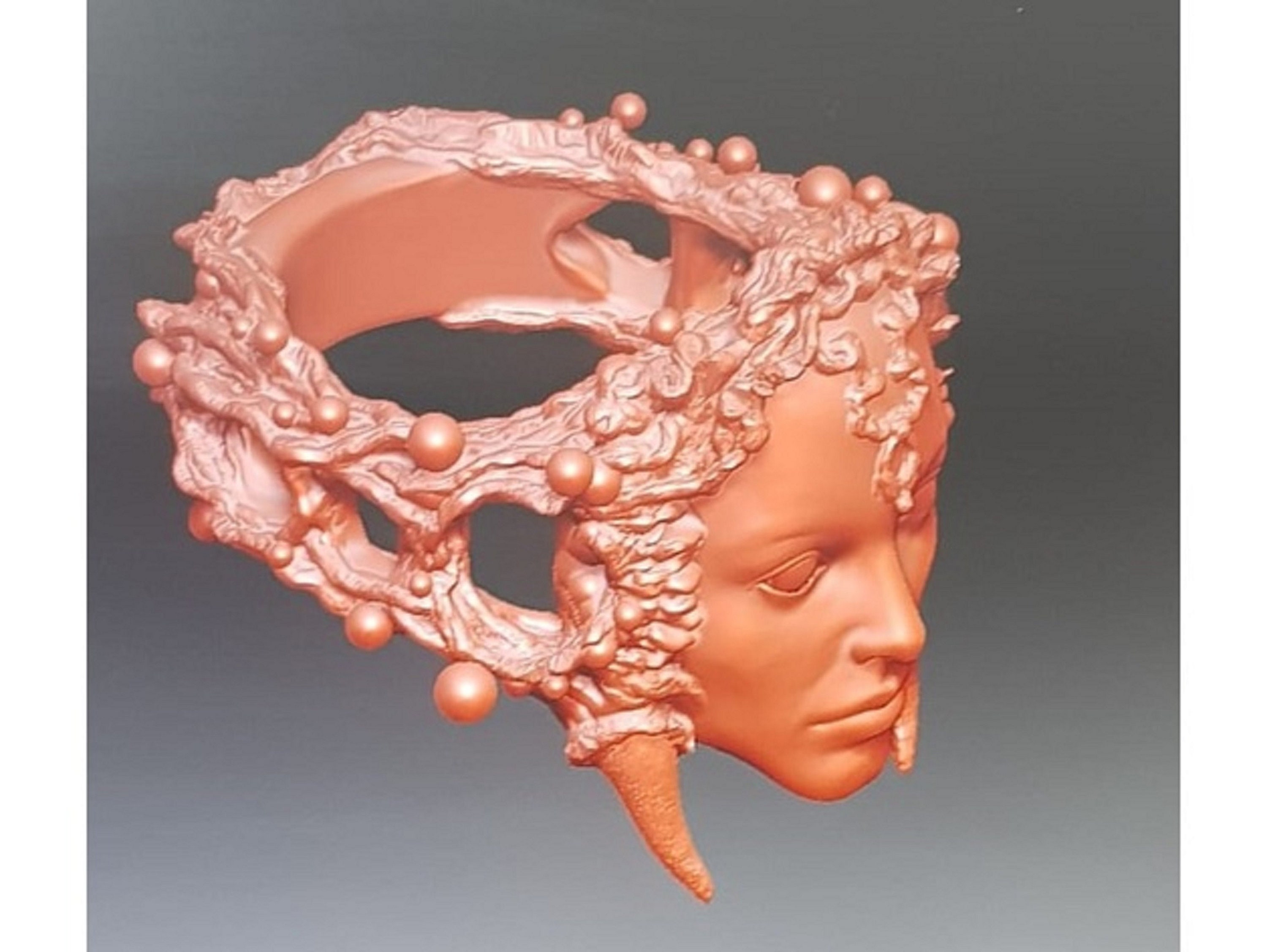 Ring Face 3d Design 3d Printer Artcam -download STL File for 3dprinting ...