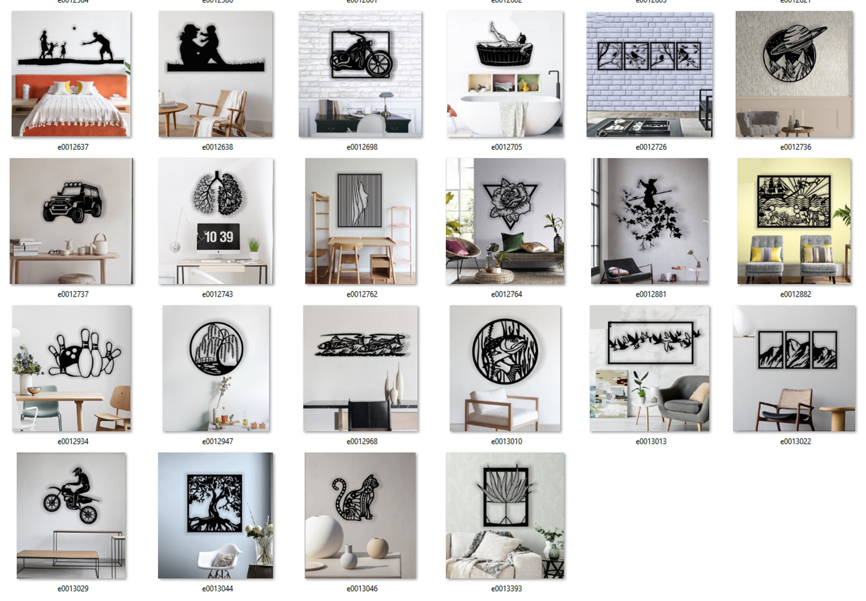 70 Wall File Cdr and Vector Download for Laser Cut Plasma - Etsy