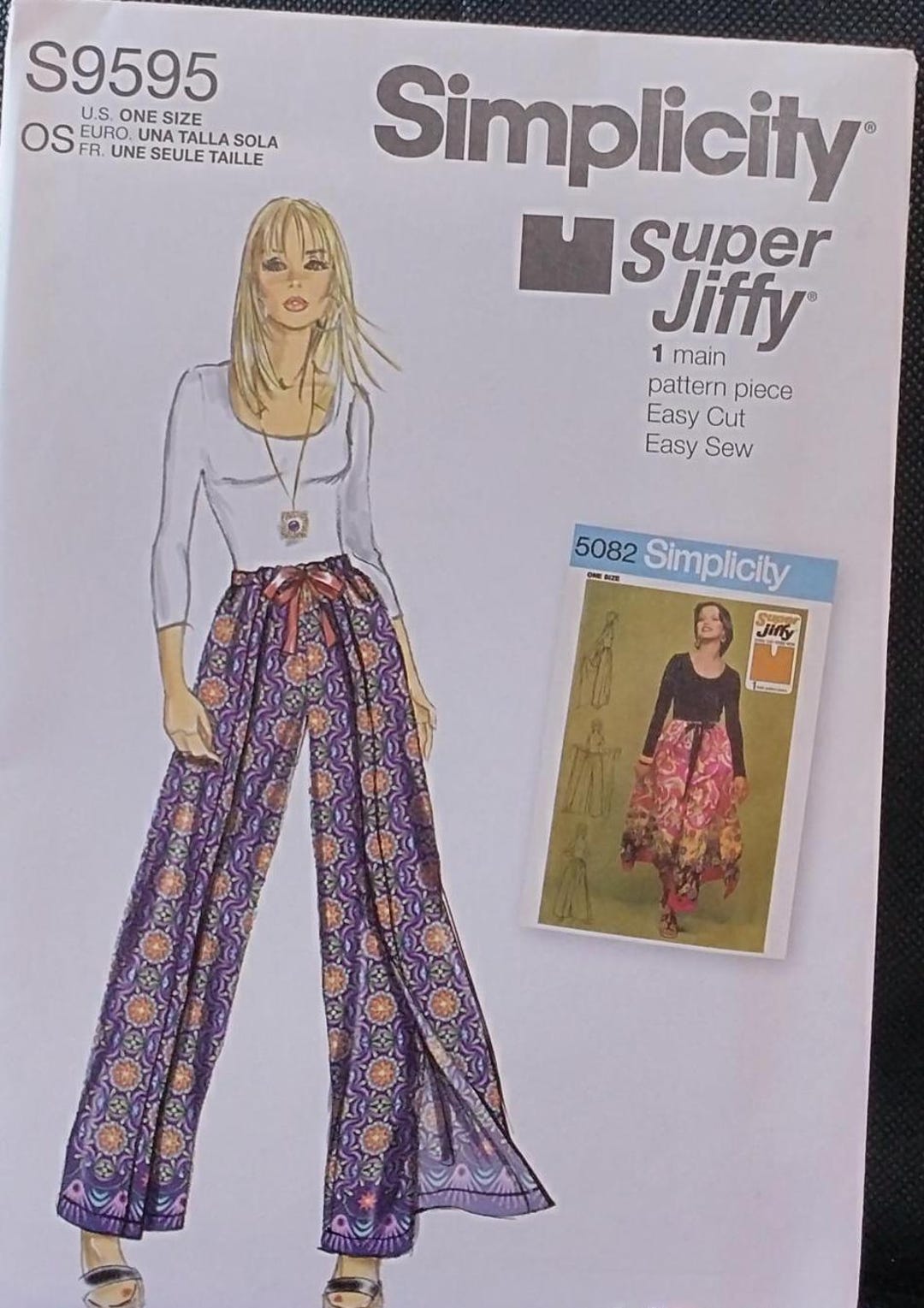 S9595 Simplicity Sewing Pattern 1970s Misses' "super Jiffy" Wrap and ...
