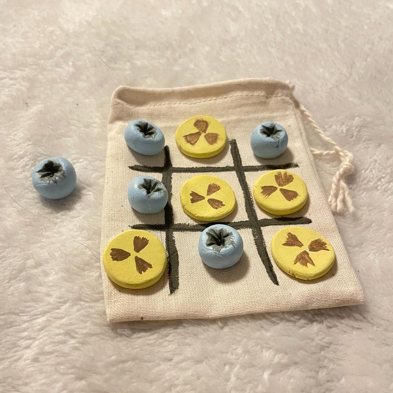 Clay Tic Tac Toe Board - Etsy