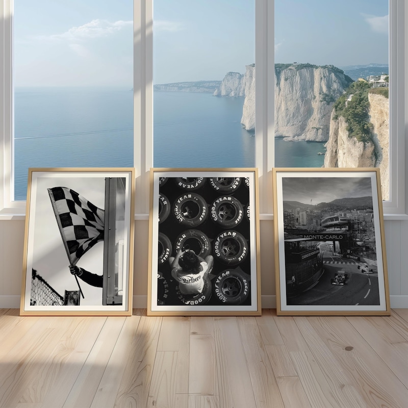 Formula 1 Art Photo Set - Etsy UK