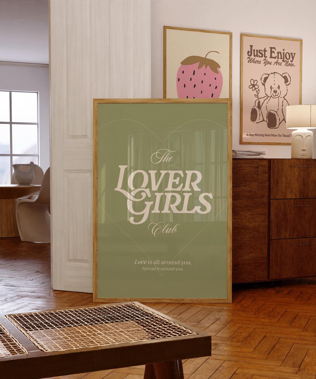 The Lover Girls Club Print – Y2K Coquette Dorm Decor (digital Download ...