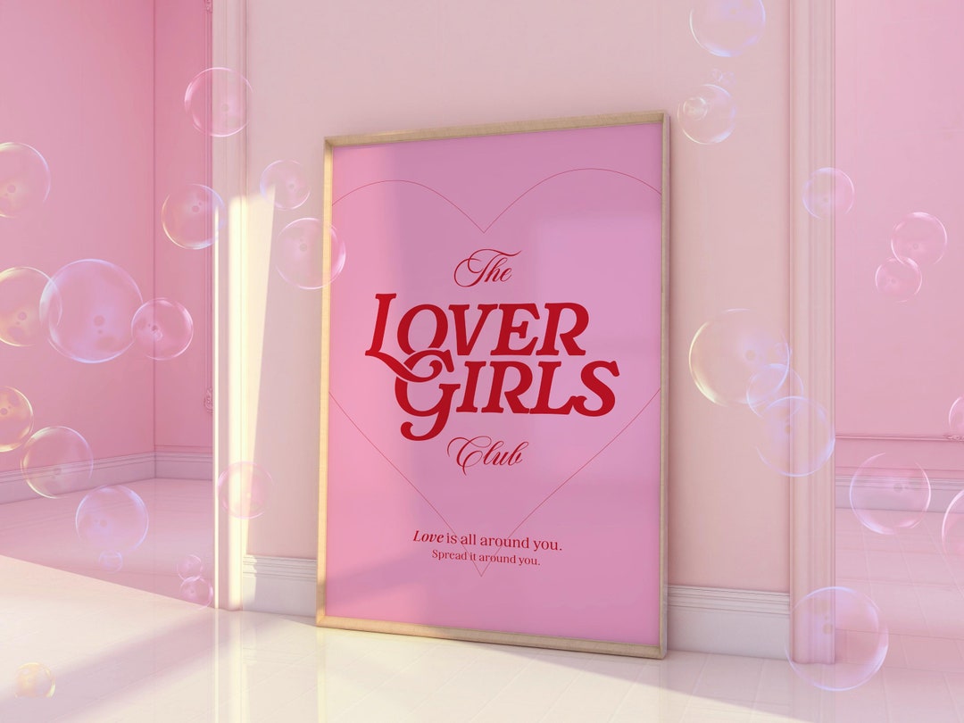 Y2K Coquette Art Print: the Lover Girls Club (digital Download) - Etsy