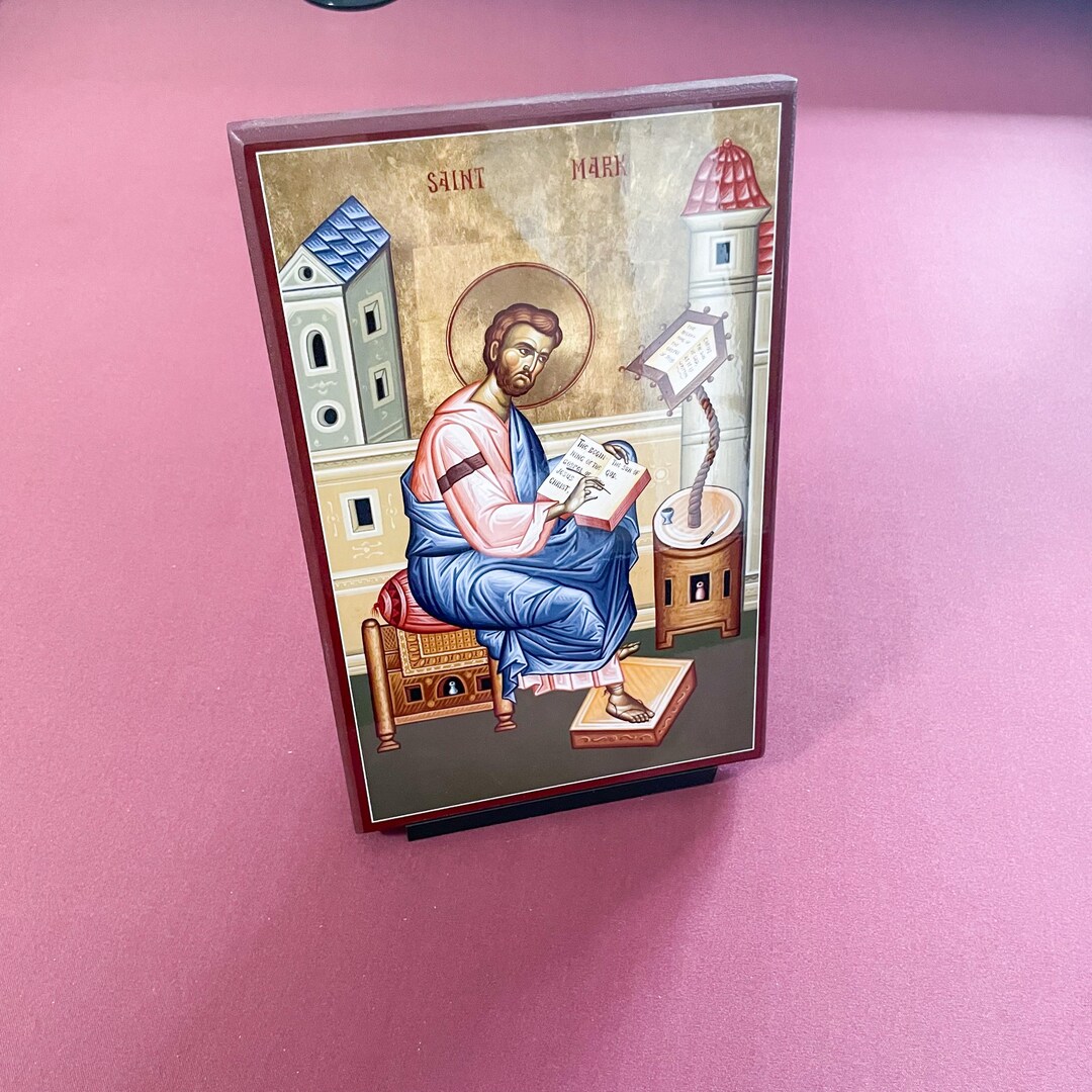 Large Icon Stand - 3D Printed Support for Icons With Orthodox Cross on ...