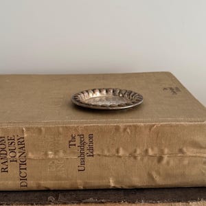 Vintage Salt Dish, Round Trinket Tray, Vintage Home Decor - Etsy