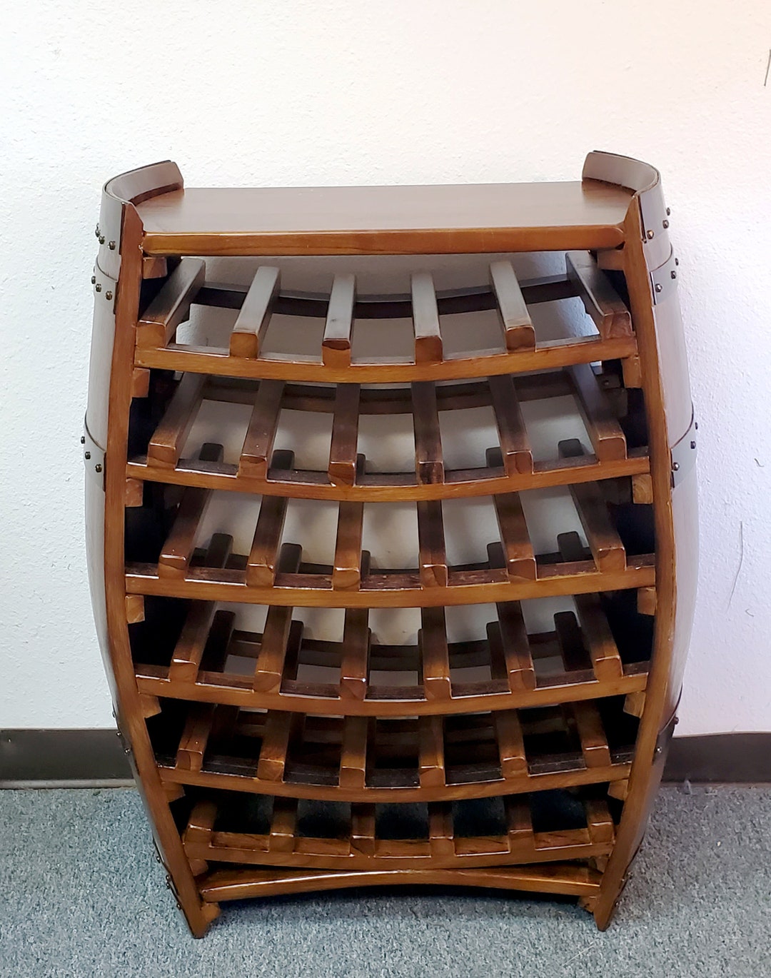 Single Barrel Wine Rack - Etsy
