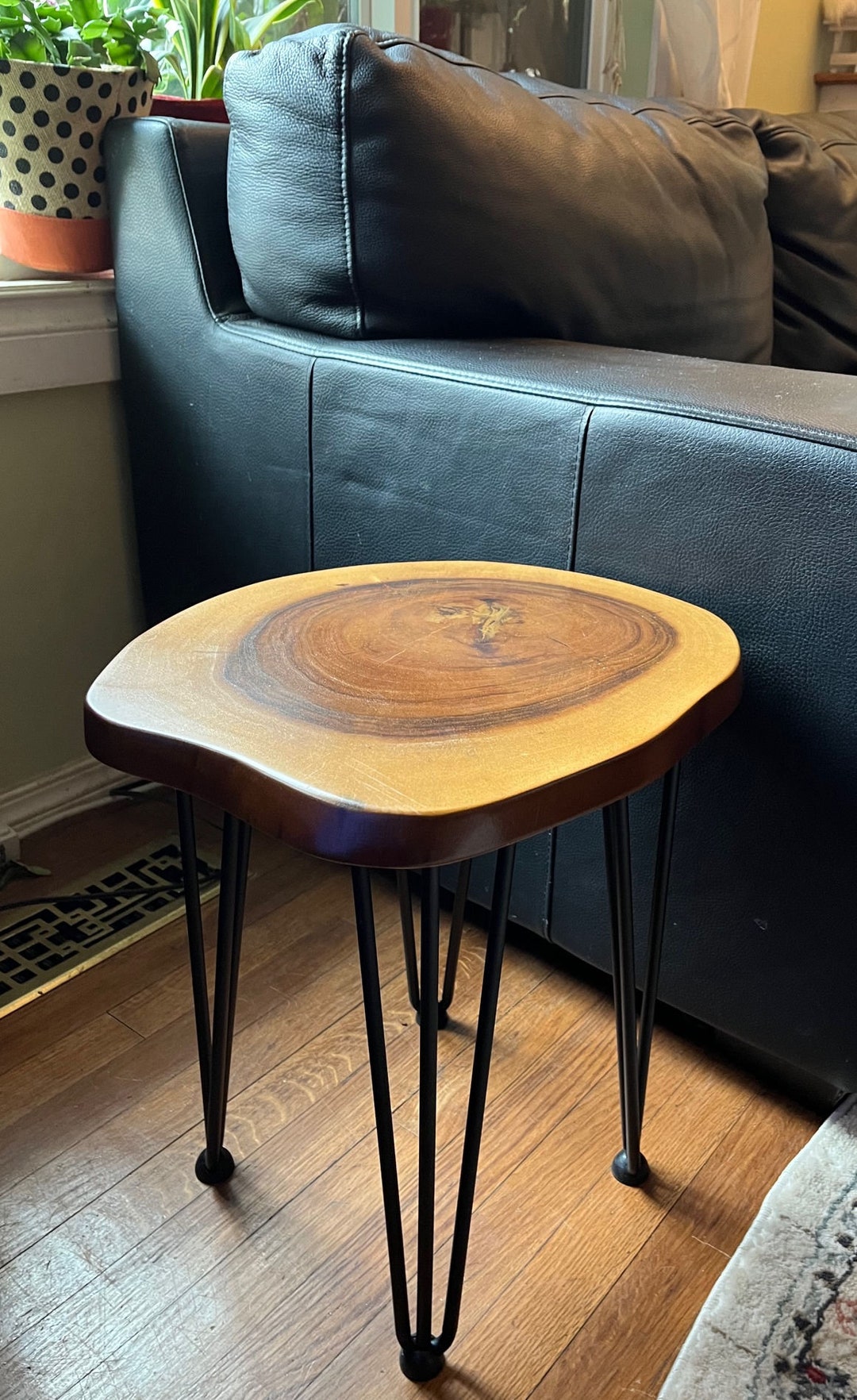 Monkey Pod Wood Side Table - Etsy