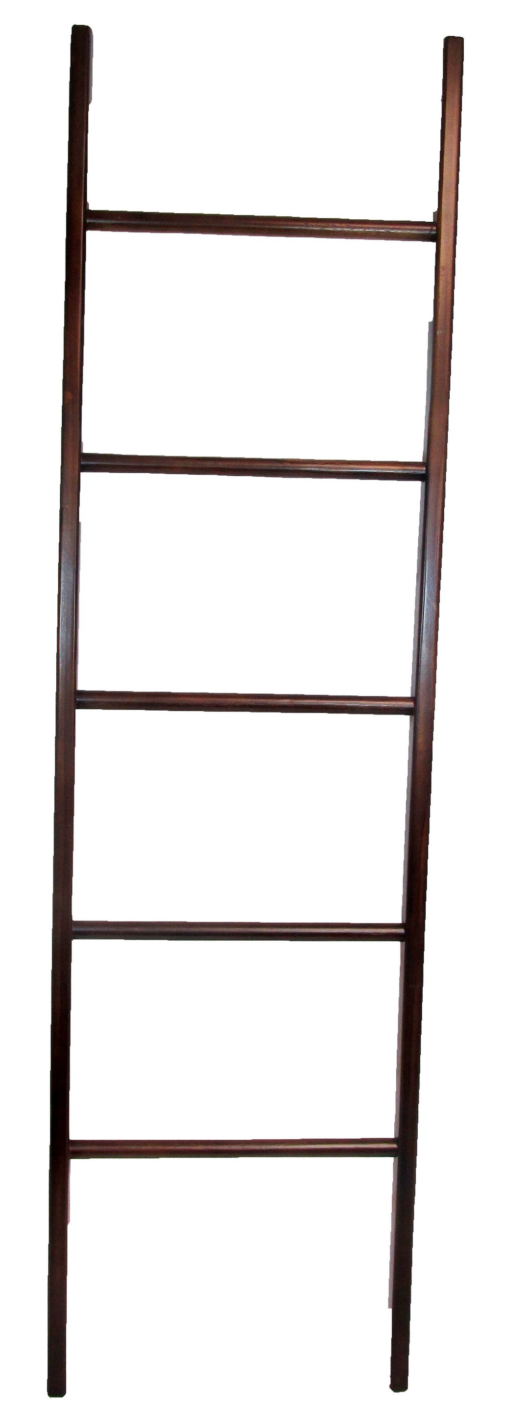 Teak Wood Ladder Rack, Available in Deep Mahogony, Blue and Green Color ...