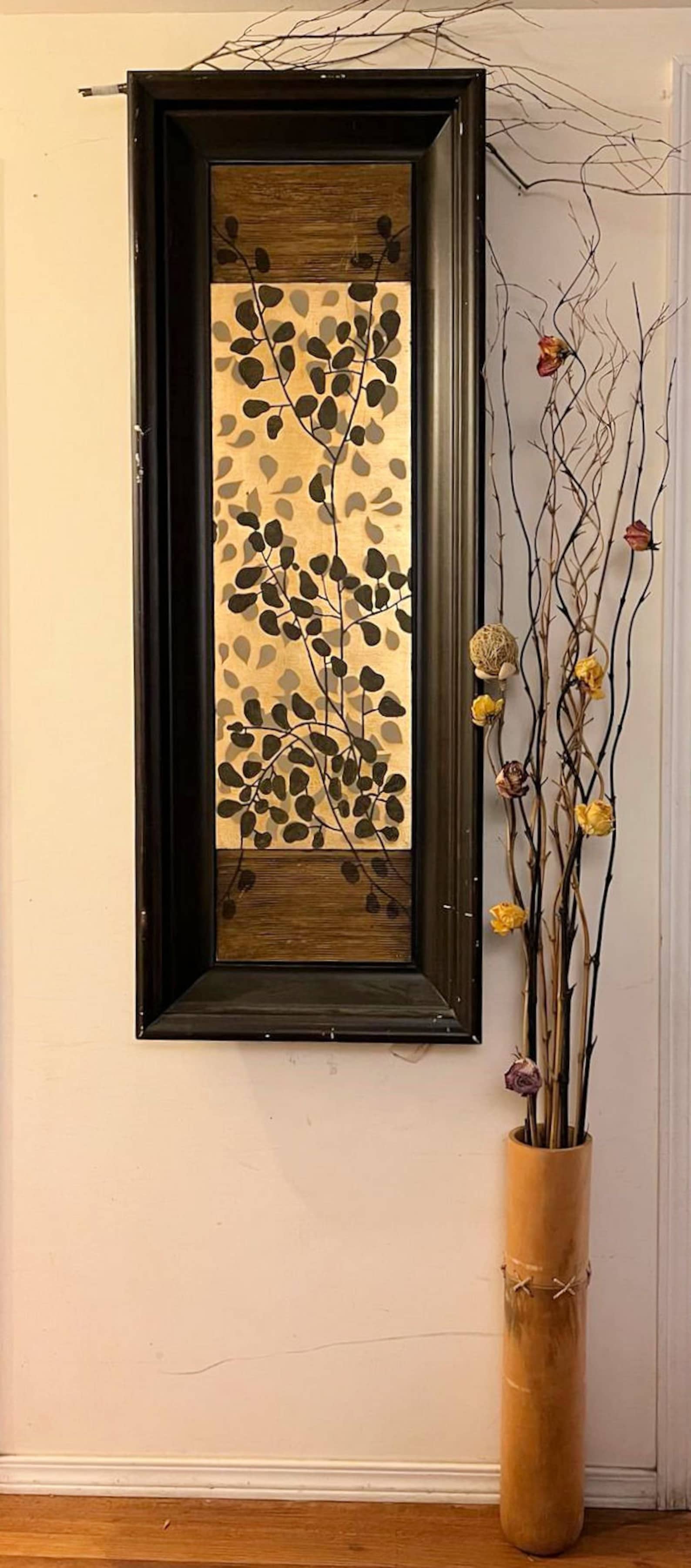 Curly Bamboo Stakes, Black and Natural Yellow, 72" - 78"h X 3/8 ...