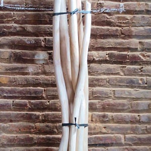 Debarked Driftwood Style Teak Log Pole - Etsy