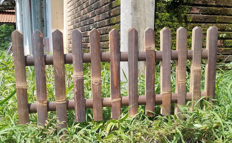 Bamboo Picket Edging Border - Etsy