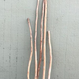 Debarked Driftwood Style Teak Log Pole - Etsy